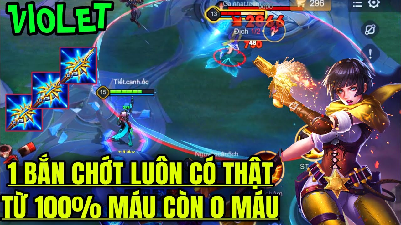 VIOLET Liên Quân || Feed Vài Mạng Bị Đồng Đội Chởi và Cái Kết 1 Bắn ...