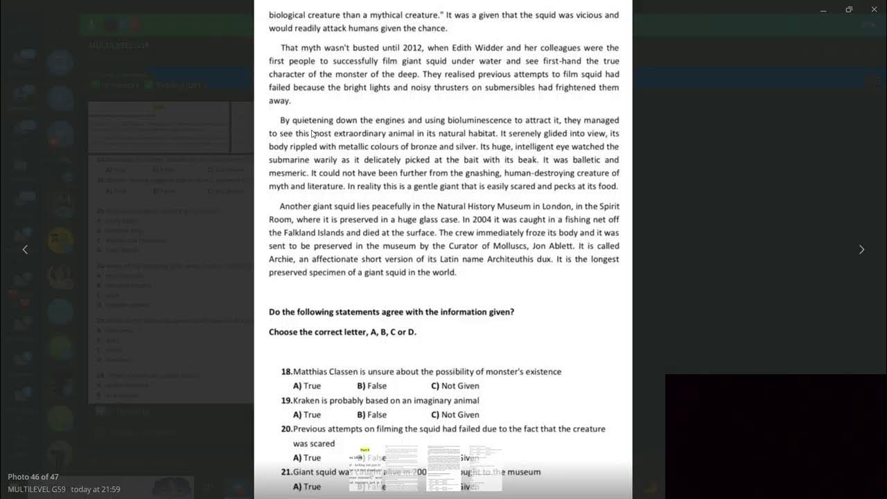 reading part 4 - YouTube