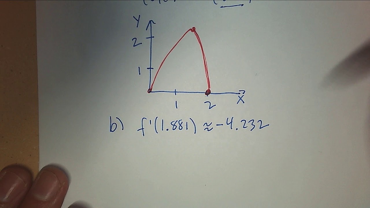 Calculus Unit 7 Test Prep Question 1 - YouTube