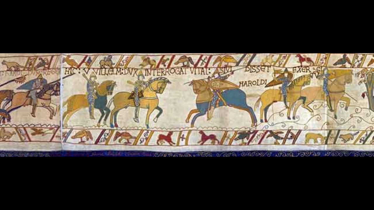 The Bayeux Tapestry 貝葉掛毯 (1476) Preserved and Displayed in Bayeux The ...