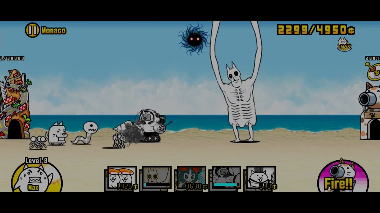 the battle cats | new account 2 new cats tesalan pasalan and blizana ...