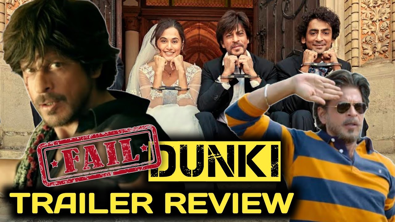 DUNKI TRAILER REVIEW | DUNKI TRAILER REACTION | DUNKI FULL TRAILER ...