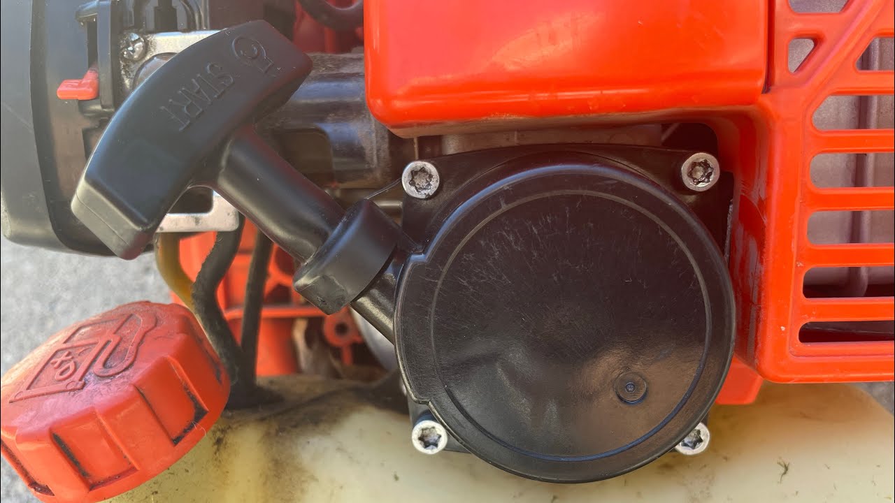 Replacing a recoil starter on a ES-250 Echo leaf blower - YouTube