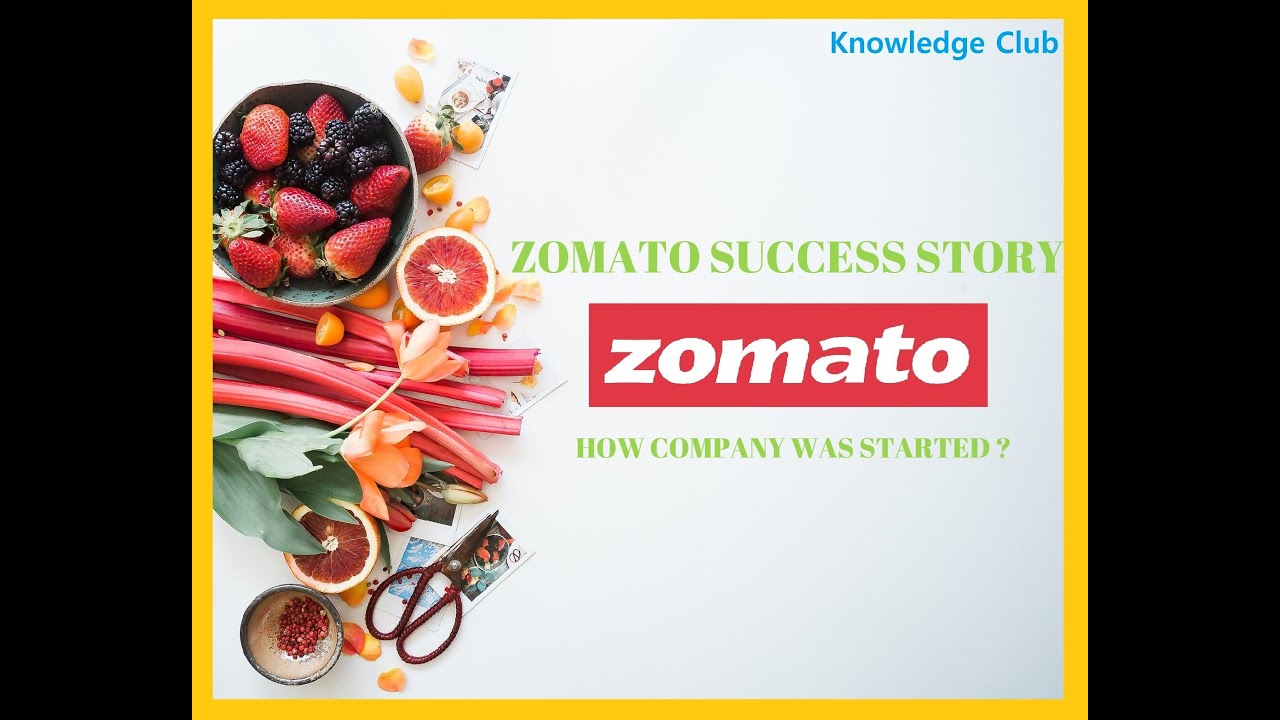 Zomato success story | How was the company started? जोमाटो सफलता की ...