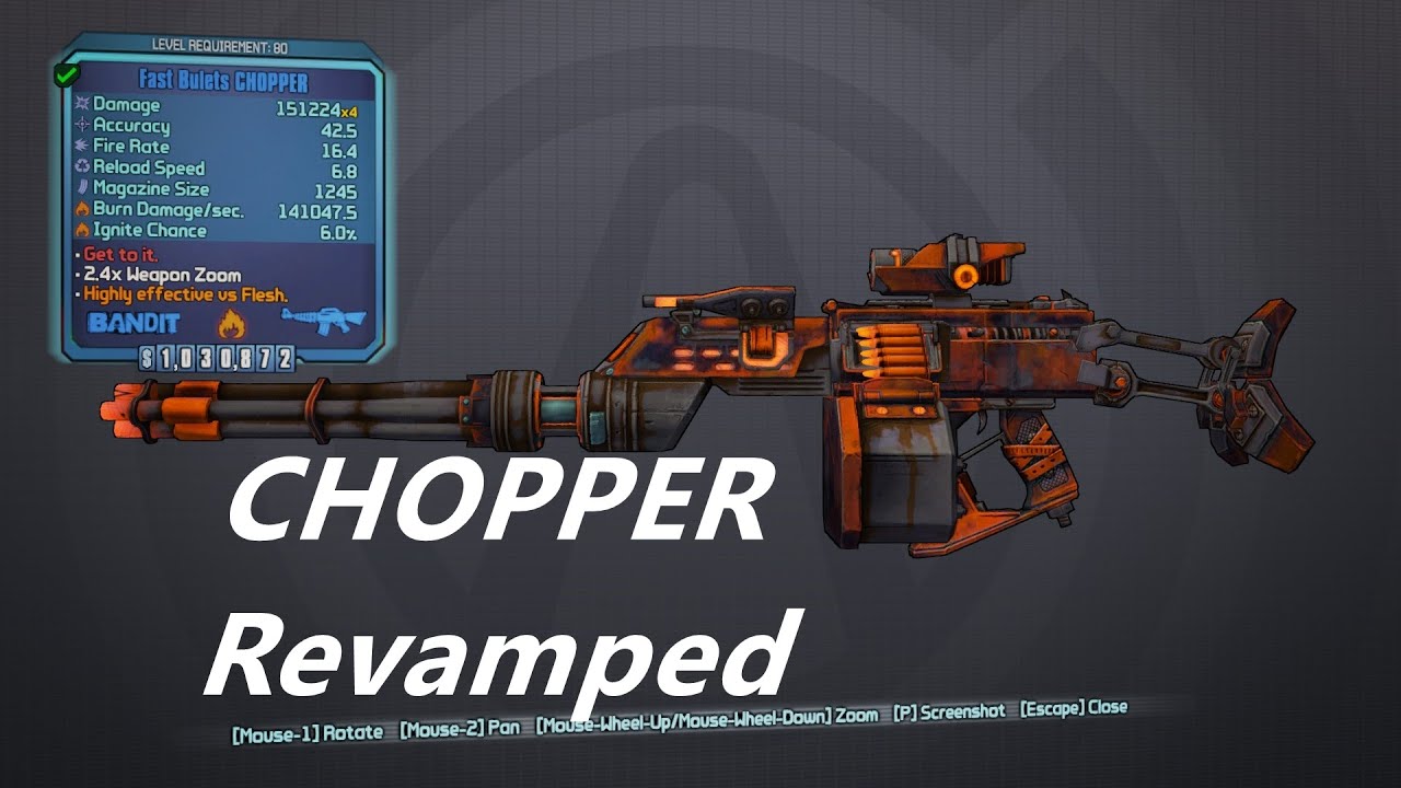 Borderlands 2 CHOPPER Revamped - YouTube
