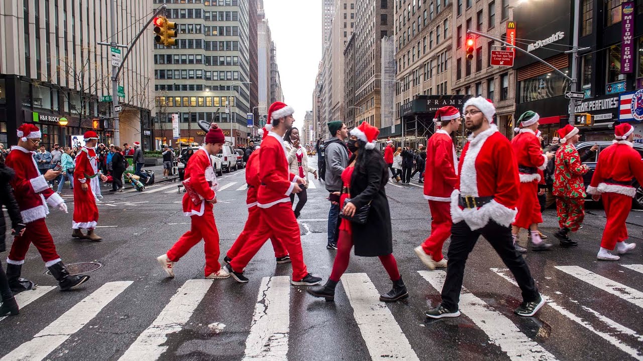 Everything you need to know about NYC Santa Con 2023 - YouTube