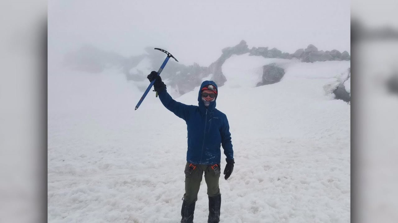 Twisp River Fire survivor Daniel Lyon climbs Mount Rainier - YouTube