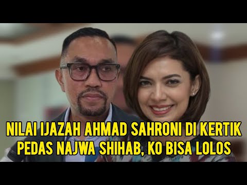 Wawancara Panas !! Najwa Shihab Keritik Keras Nilai Ijazah Sekolah Ahmad Sahroni Yang Jelek