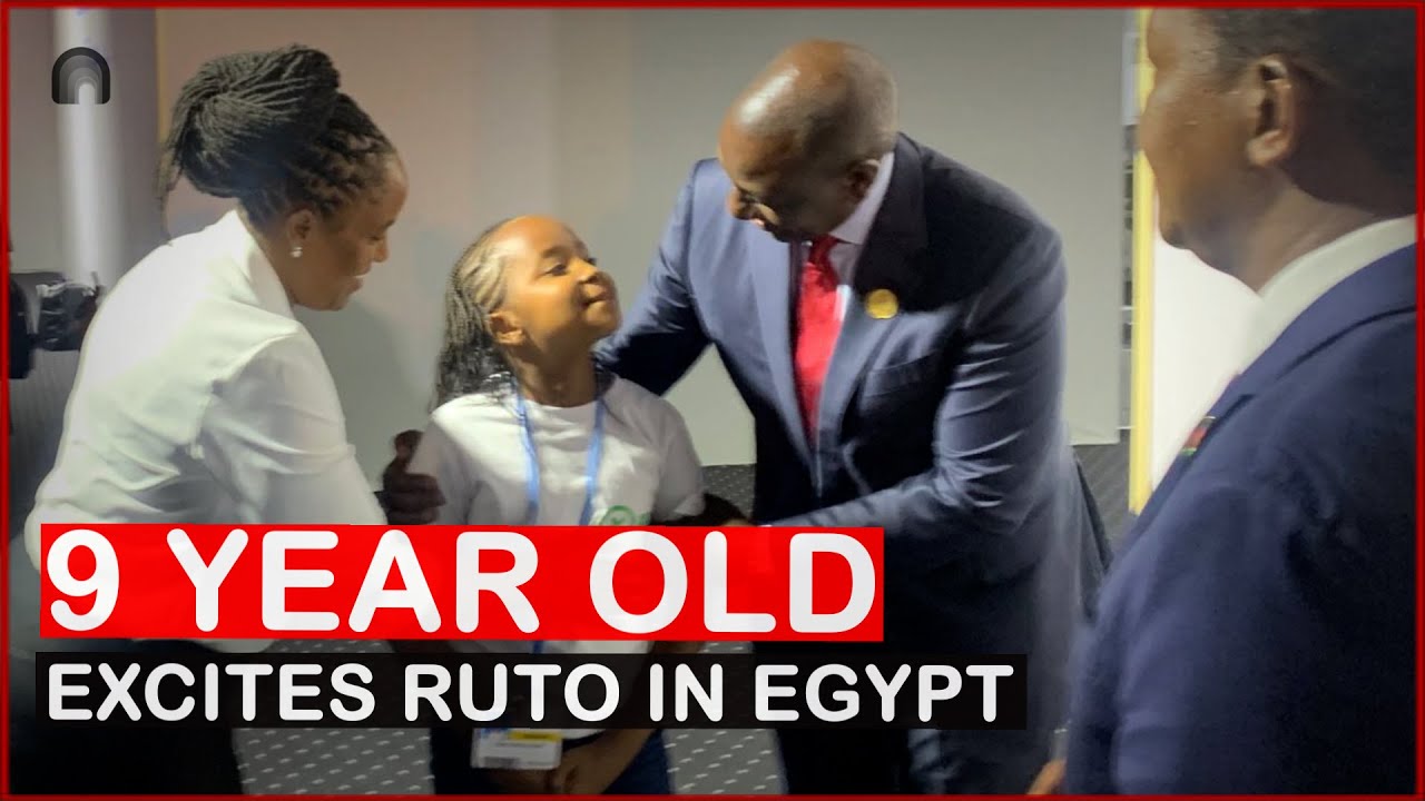9-Yr-Old Kid Questions President Ruto in Egypt| News54 - YouTube