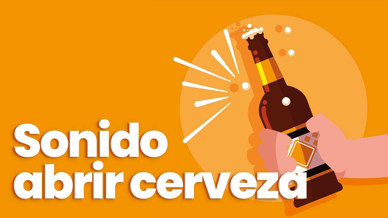 🍺 [EFECTO DE SONIDO] abrir botella de CERVEZA Cartoon cartoon open beer ...