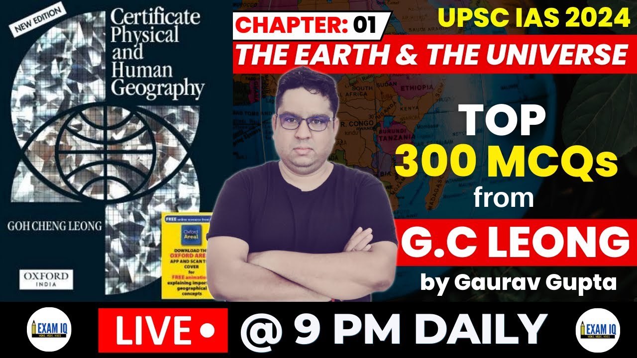 Chapter 1: The Earth and The Universe | TOP 300 MCQs | G.C Leong | UPSC ...