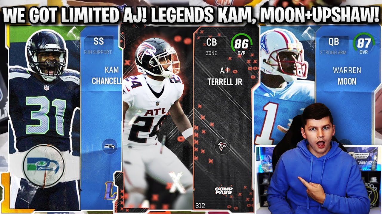 WE GOT LIMITED 86 AJ TERRELL! LEGENDS KAM, WARREN MOON, AND UPSHAW ...