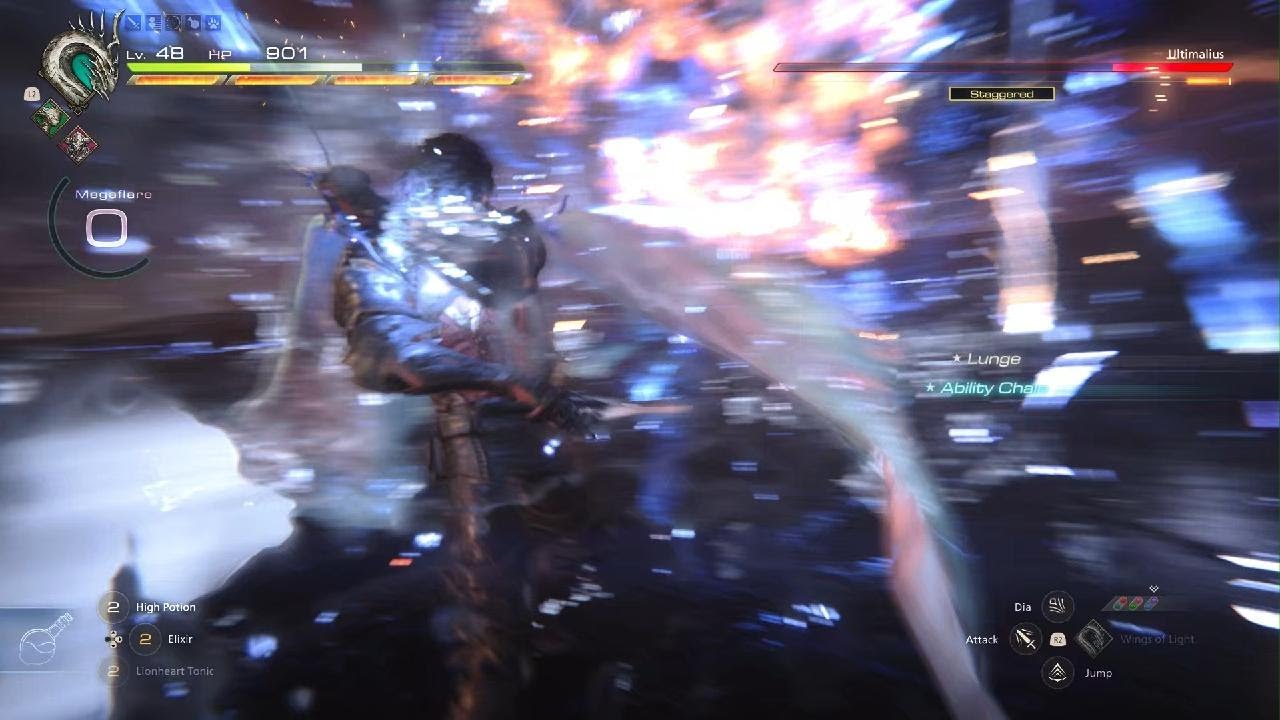 FFXVI last boss combo - YouTube