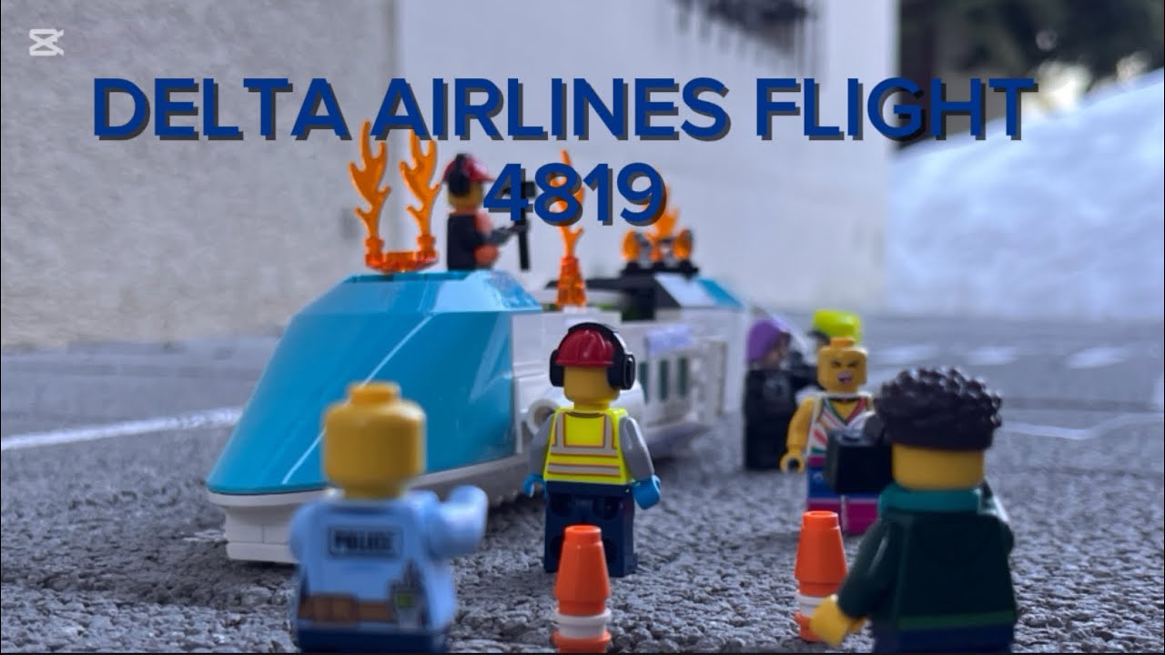 Delta airlines flight 4819 recreated in lego - YouTube