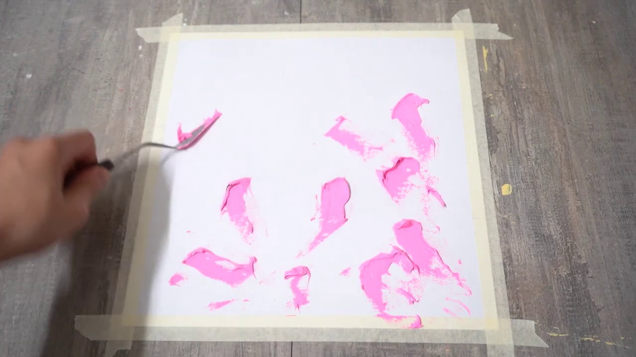 Pink abstract painting / For beginners / Demo / Project 365 days / Day ...