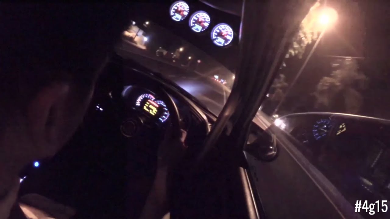 Night test in my proton wira - YouTube