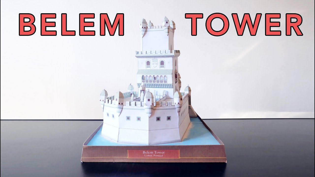 Papercraft | Belem Tower Portugal - YouTube