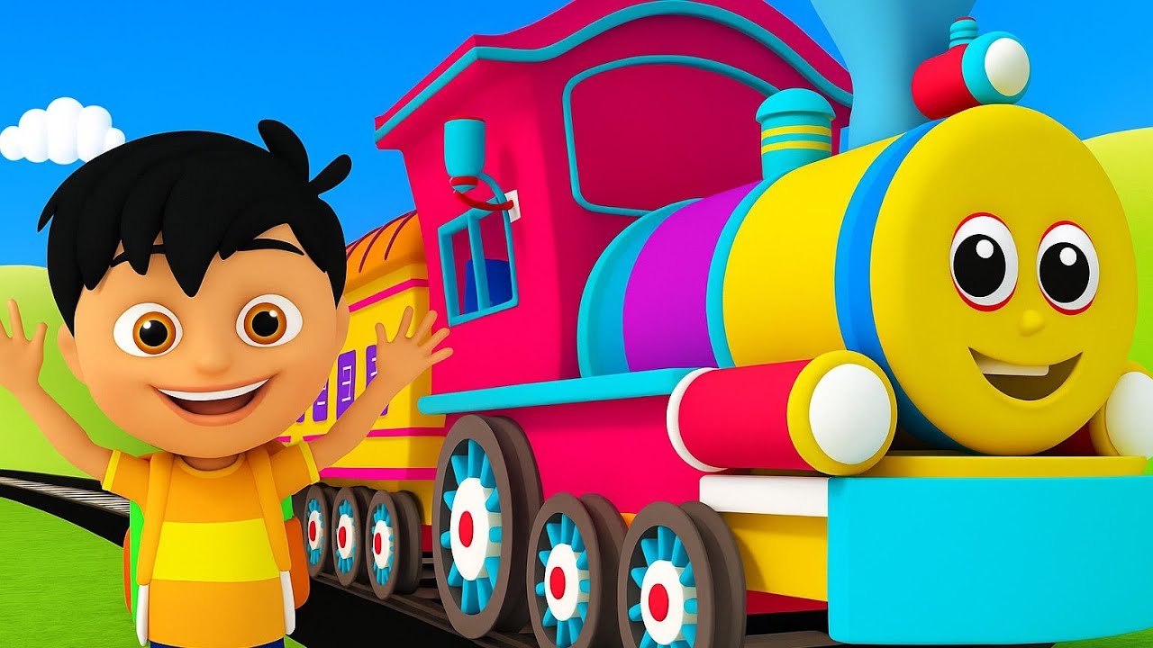 Gadi Aayi Gadi Aayi Chuk Chuk | Train Poem for Kids in Hindi | Hindi ...