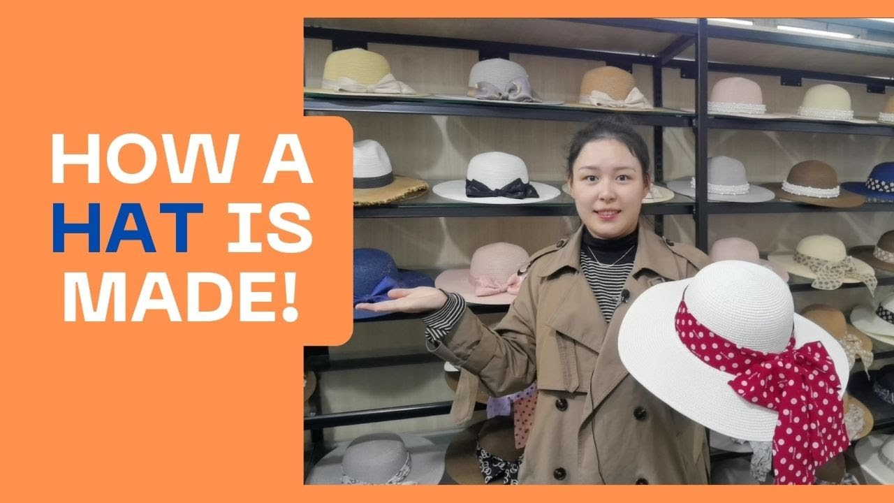 How Hat is made? Visit a straw Hat Factory for making one hat! | Import ...