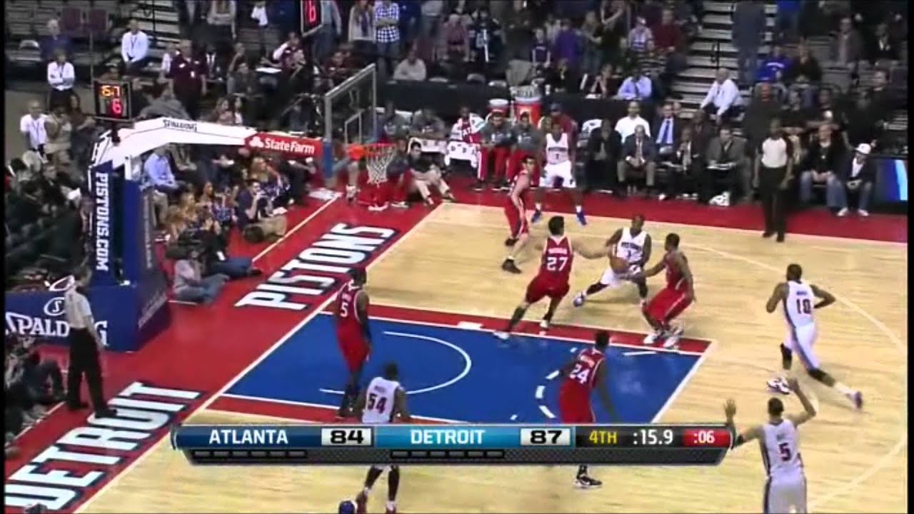 Joe Johnson 30 points highlights vs Pistons - YouTube