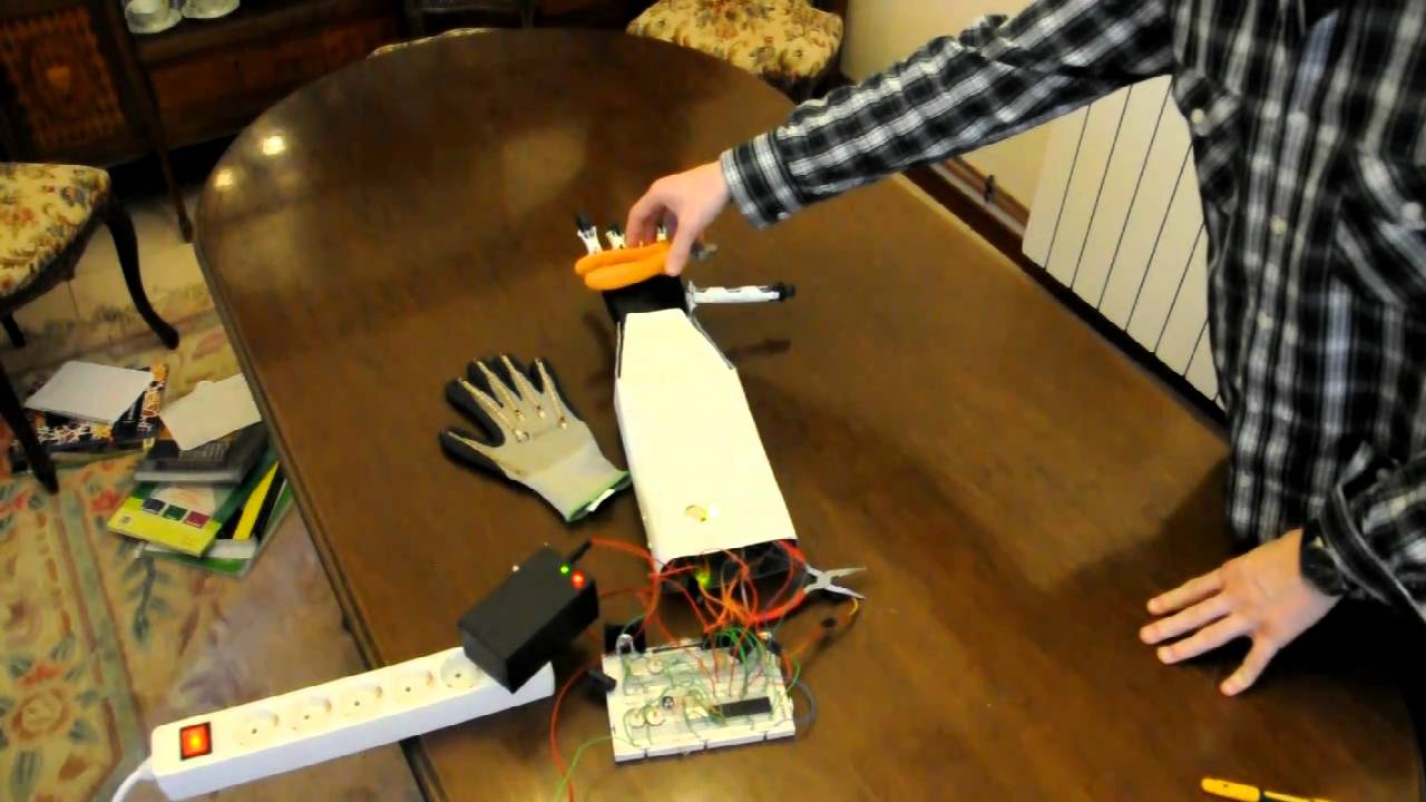 Robotic hand project - YouTube