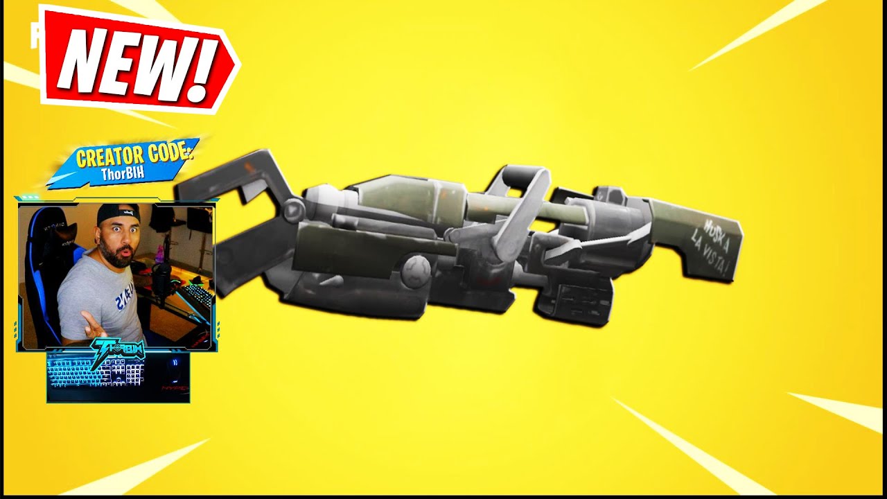 *NEW* HYBRID JUNK MINIGUN In Fortnite! - YouTube