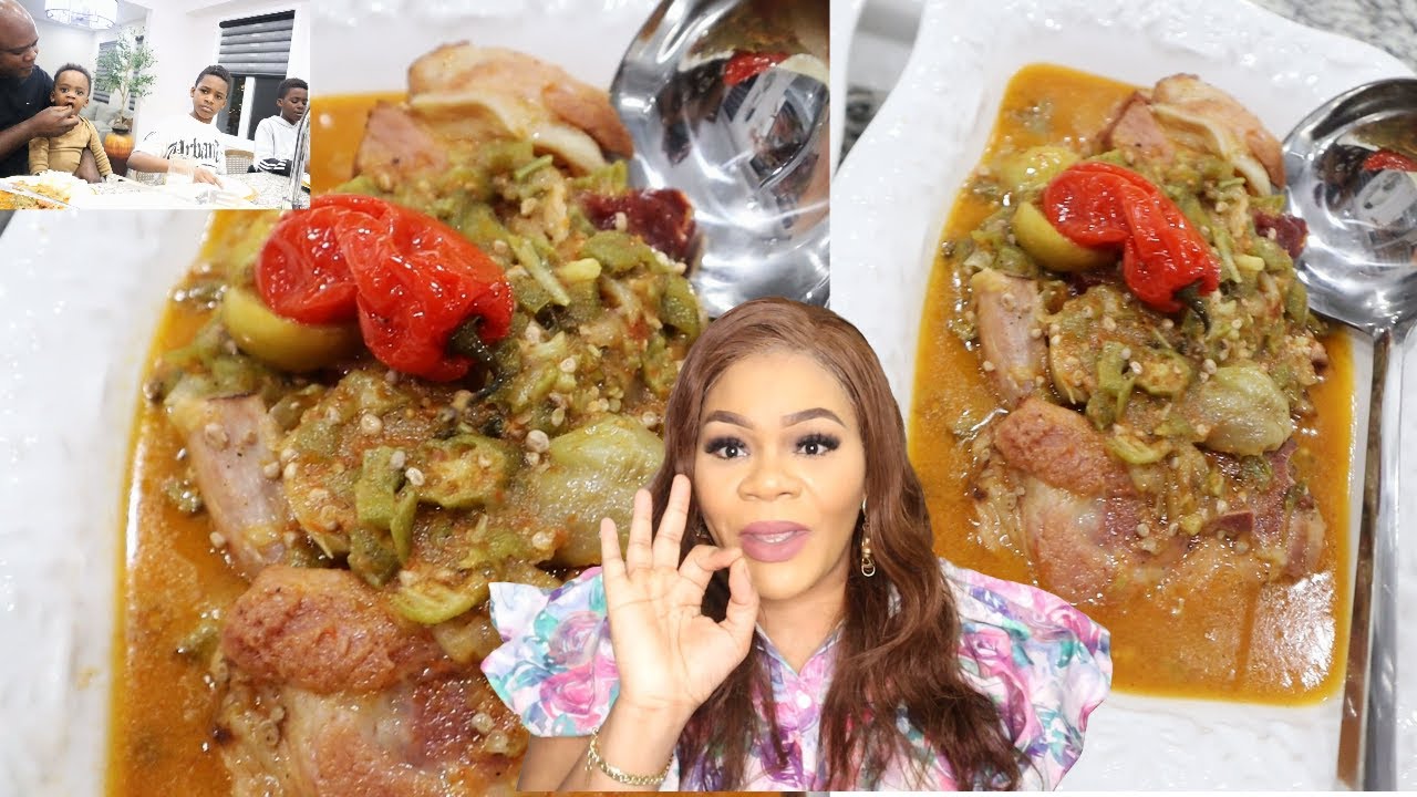 Meilleure recette de la sauce gombo à ma façon, très délicieuse - YouTube