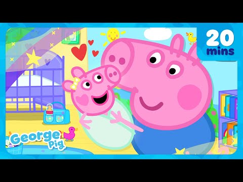 George Pig Meets His New Sister Baby Evie 💕 Peppa Pig Full Episodes | 20 Minutes | George Pig