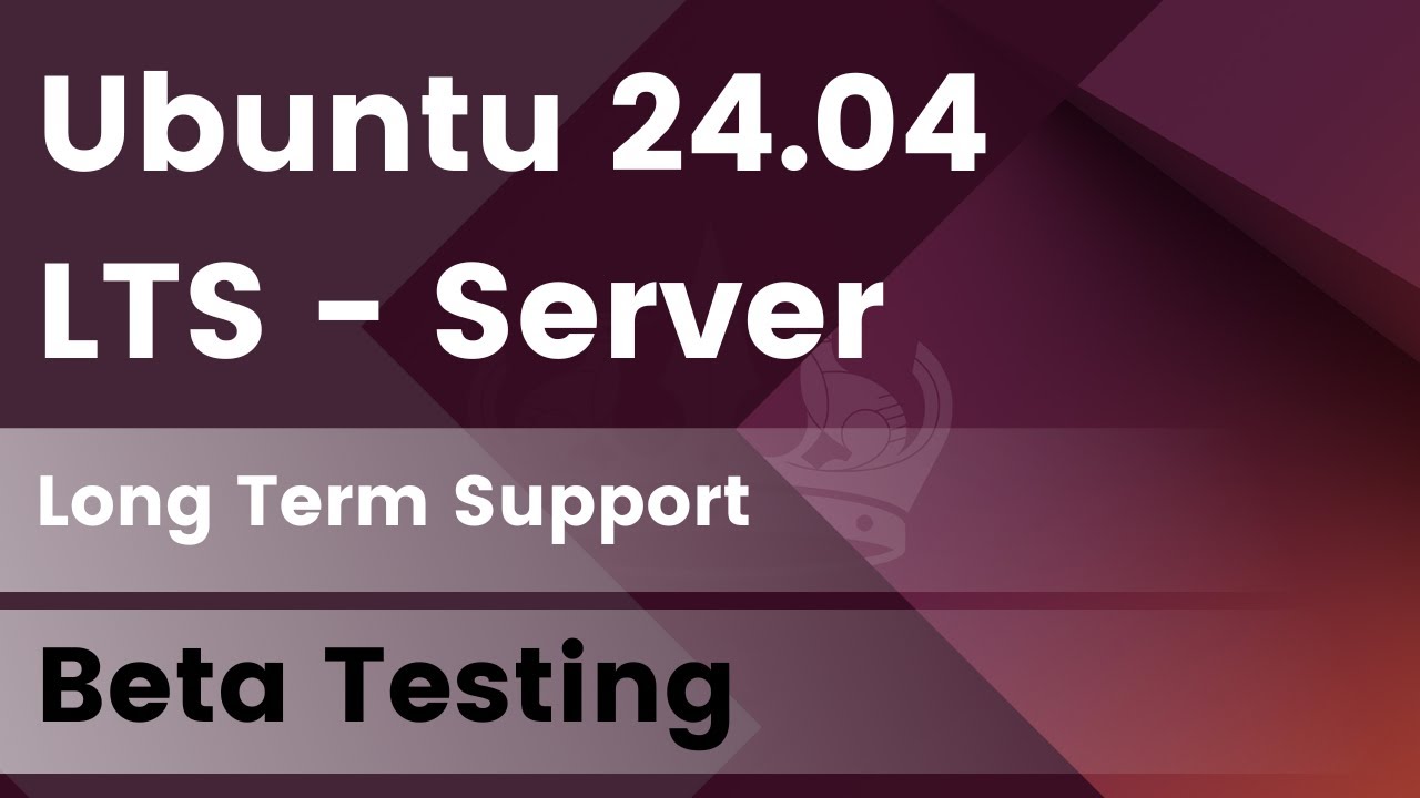 Ubuntu Server 24.04 LTS versi BETA TESTING | Review & Testing - YouTube