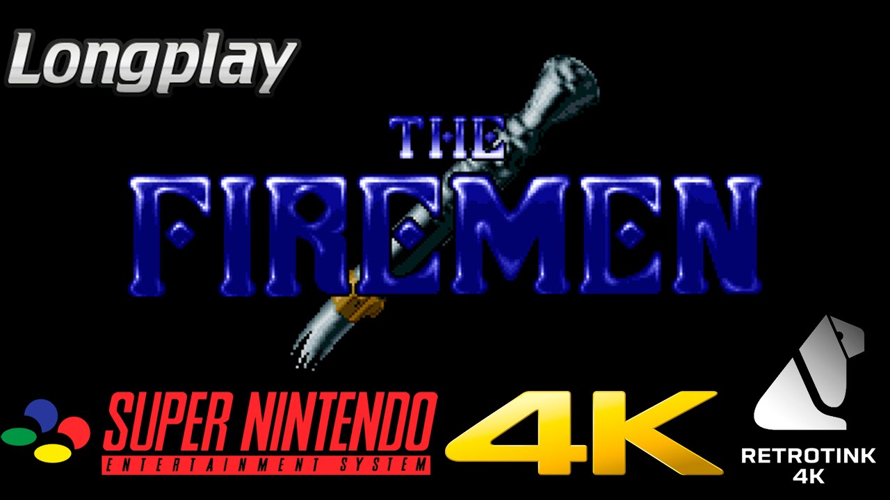The Firemen Super Nintendo Retrotink 4K Longplay - YouTube