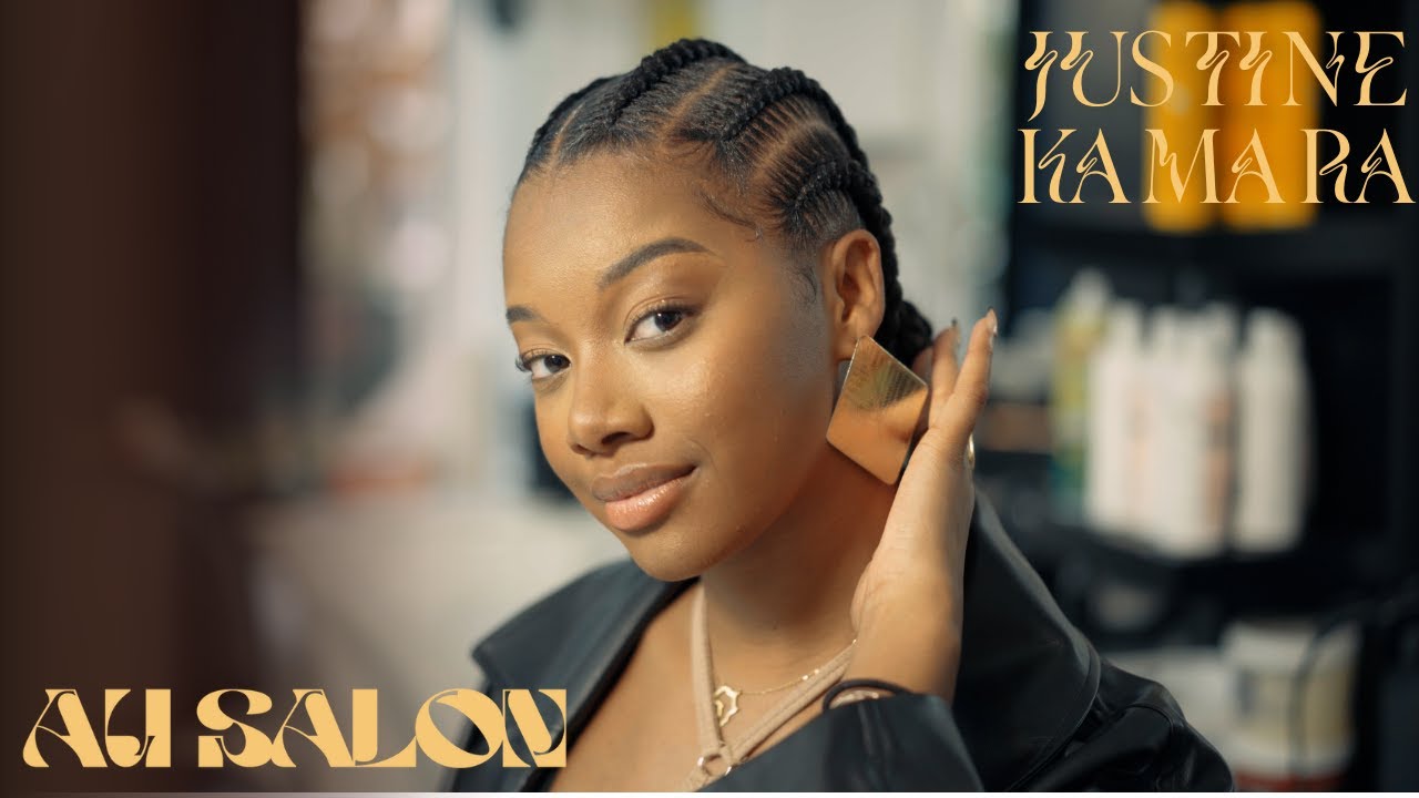 AU SALON x JUSTINE KAMARA : MISS FRANCE, INFLUENCE ET CHEVEUX - YouTube