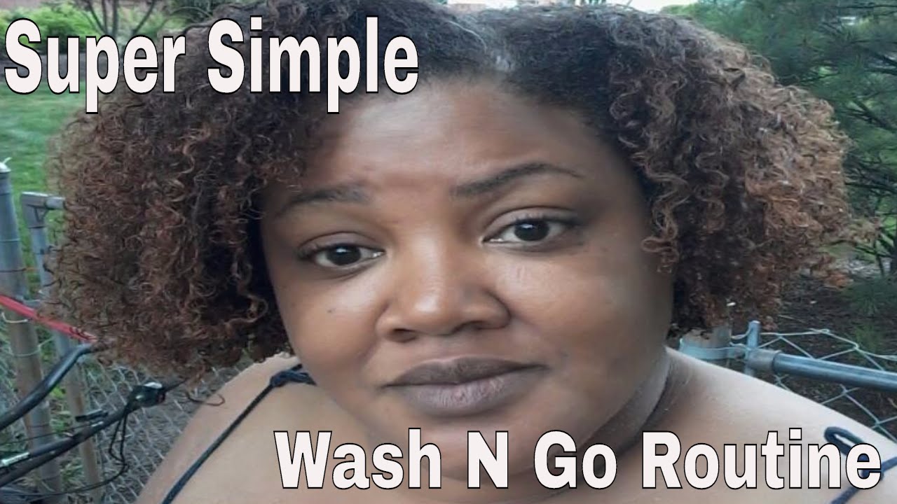 Super Defined Wash N Go Routine | Brandi1525 - YouTube