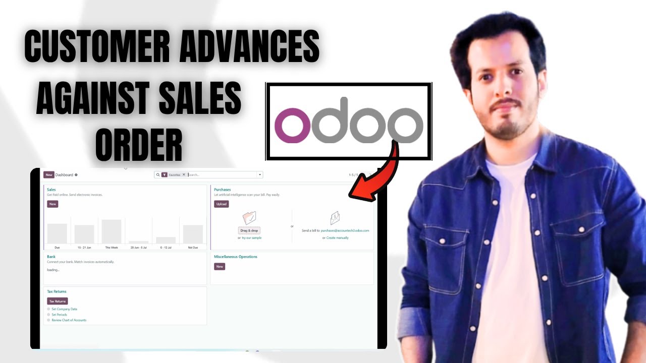 Receive Customer Advance Payments in Odoo | Sales Order to Advance ...