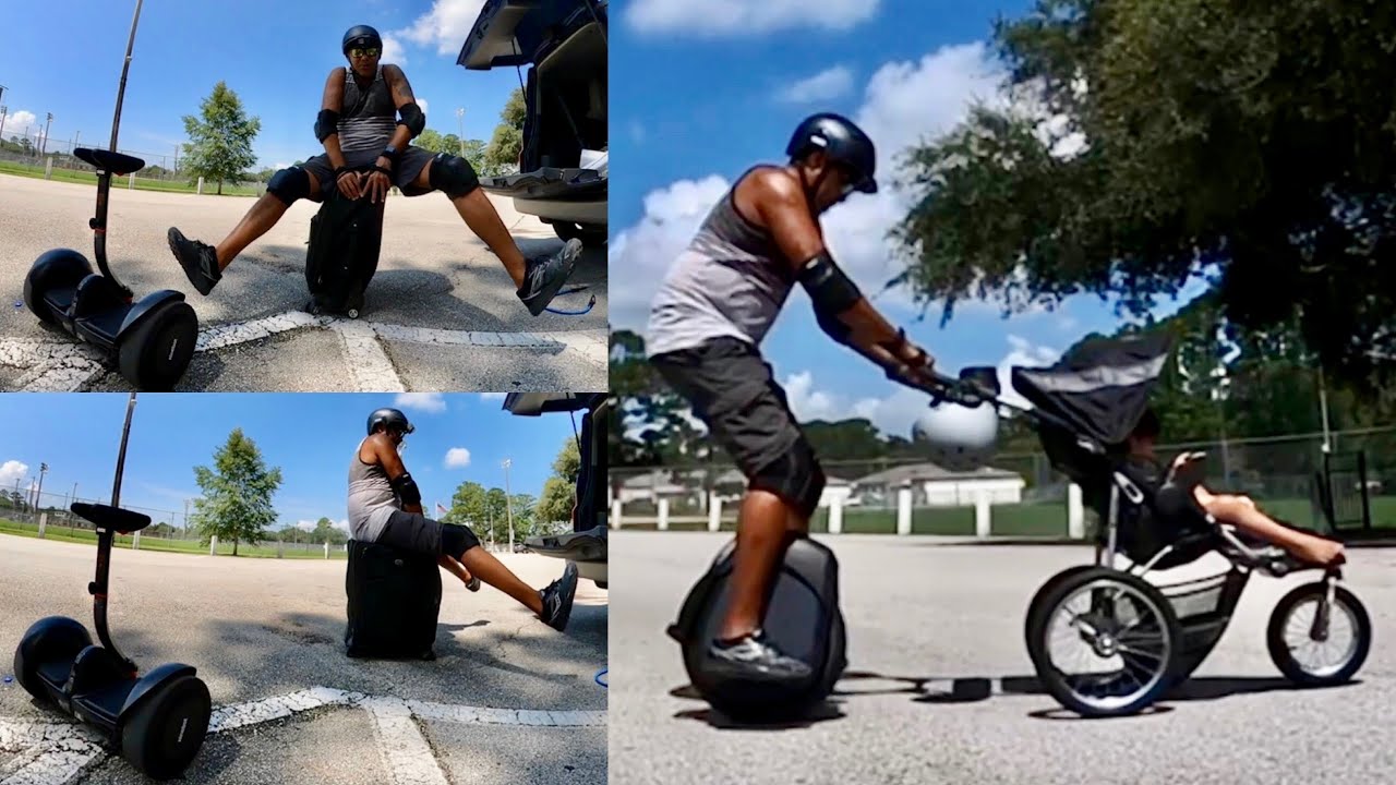 Segway Ninebot Z10 Learning kids Stroller Practice Stabilizing Balance ...