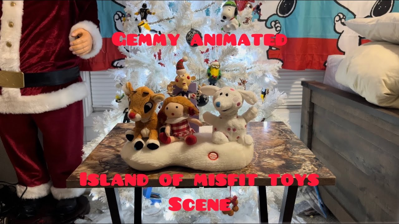 Gemmy animated Island of Misfit Toys scene - YouTube