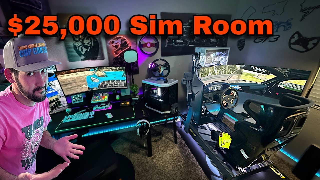 My $25,000 Sim Racing Studio Tour (2025) - YouTube