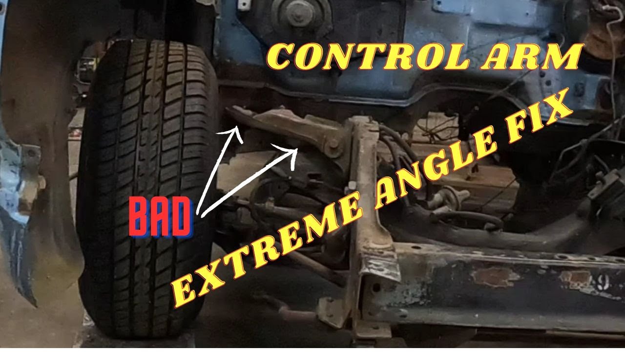Fixing Upper Control Arm Extreme Angle. Corrects Ball Joint Bind. D ...
