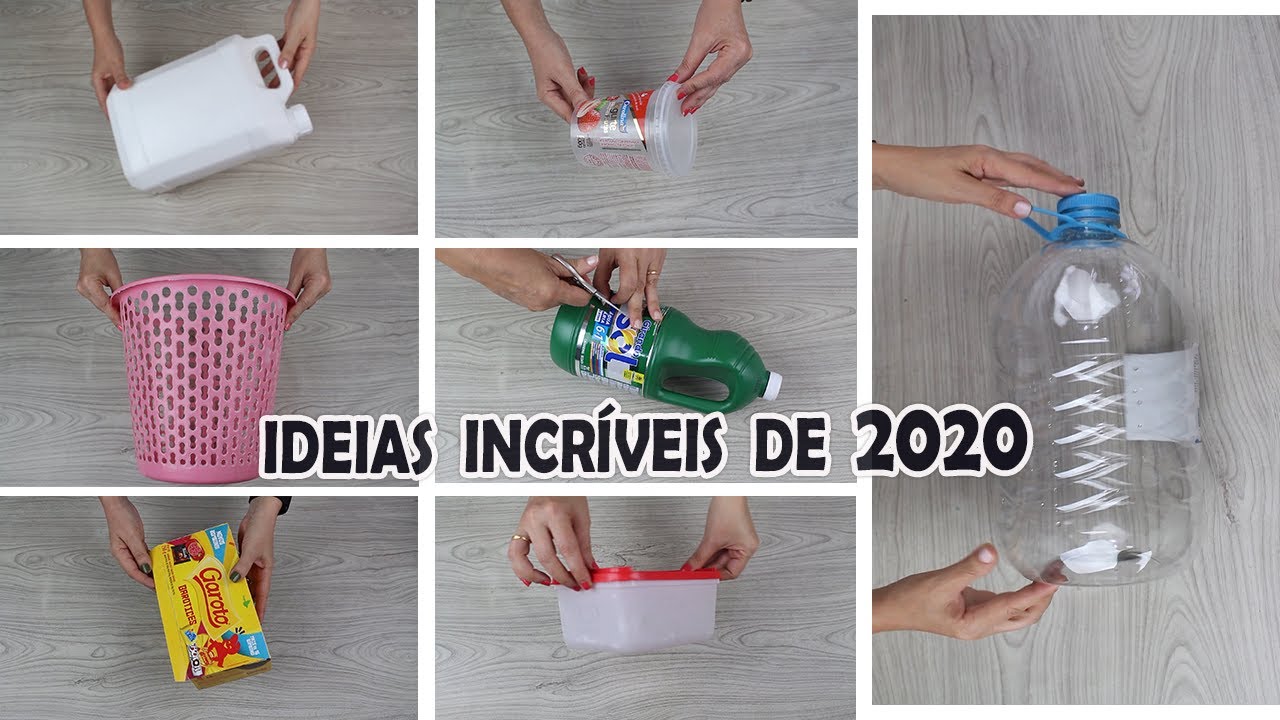 8 IDEIAS INCRÍVEIS DE RECICLAGEM CRIATIVA - Qual a sua preferida? - YouTube