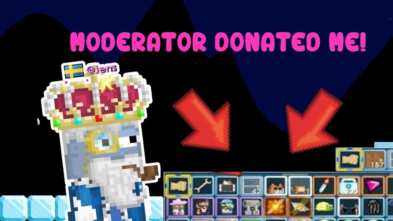Moderator DONATE Me !! | GrowTopia ft. @jens - YouTube