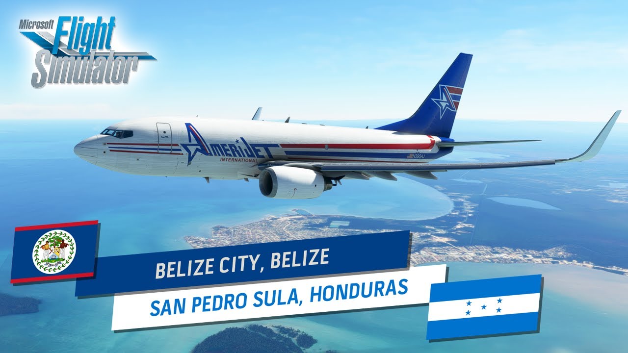 MSFS World Tour 183 - B737 BDSF (PMDG) - Belize City, Belize to San ...