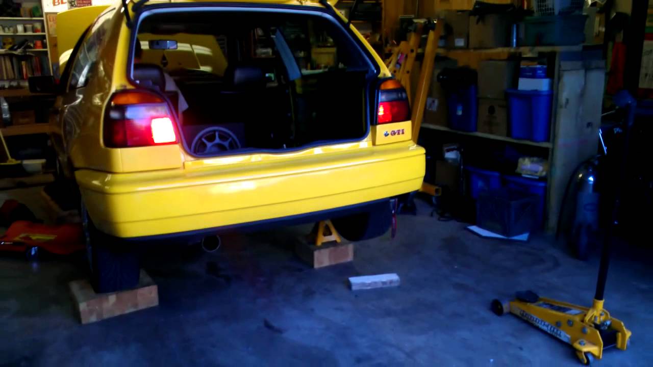 Mk3 VR6 exhaust - YouTube