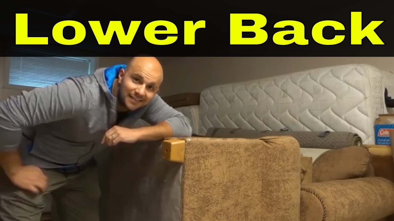 How To Decompress Your Lower Back Easily-Self Adjusting At Home - YouTube