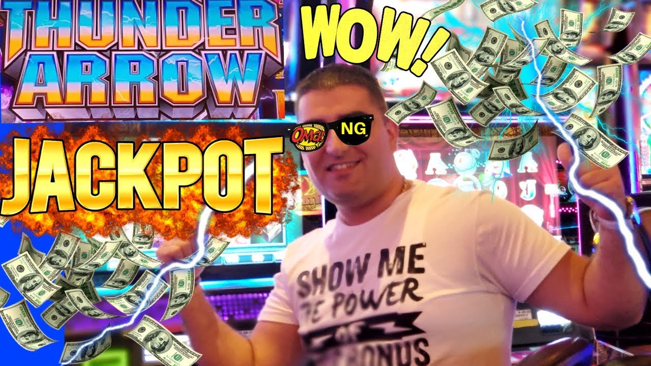 New THUNDER ARROW Slot Machine HANDPAY JACKPOT | New Dancing Drums Slot ...