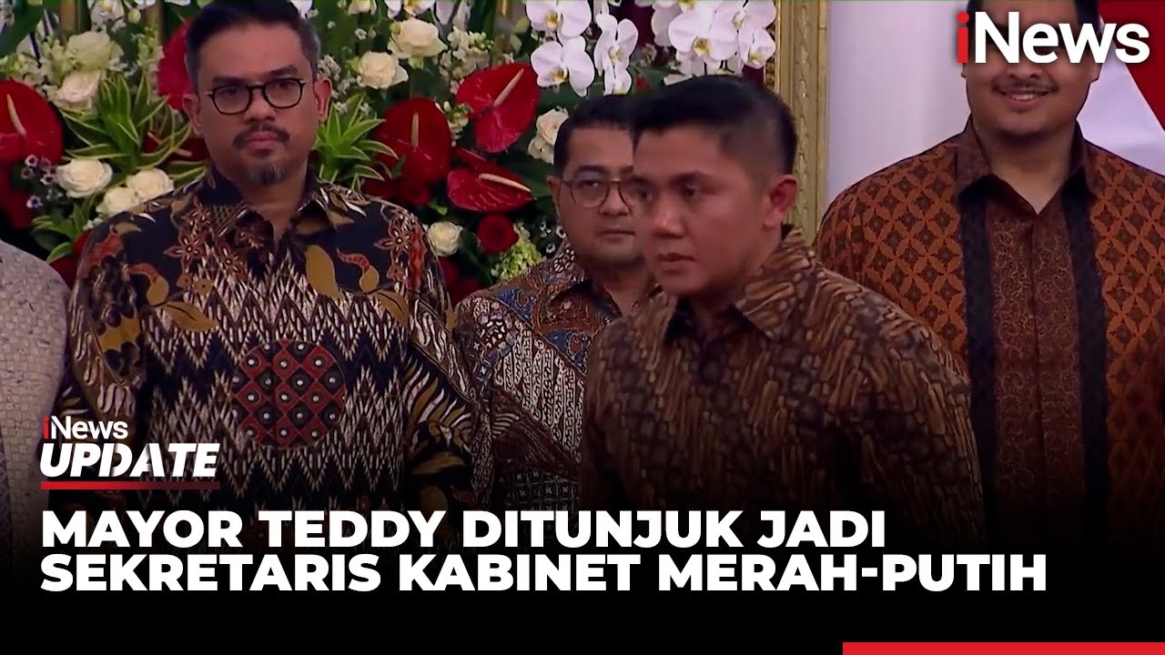 Diumumkan Presiden Prabowo, Mayor Teddy Jadi Sekretaris Kabinet - YouTube