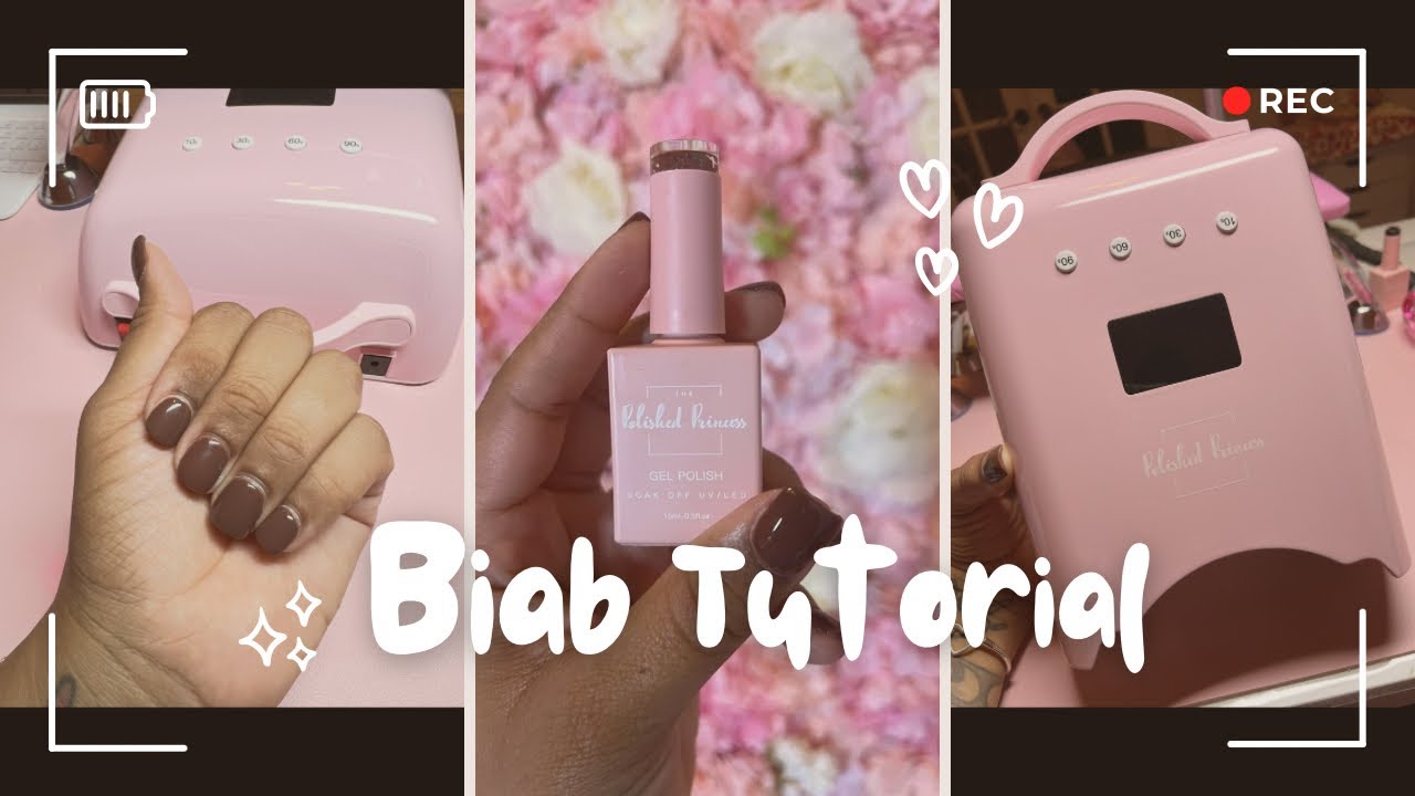 BIAB Tutorial for Beginners | How to Use Builder in a Bottle, Gel ...