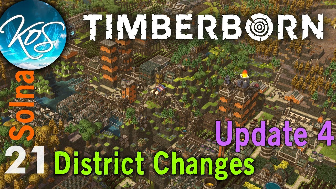 Timberborn Update 4! 21 - SEPARATING DISTRICTS - Let's Play, Iron Teeth ...