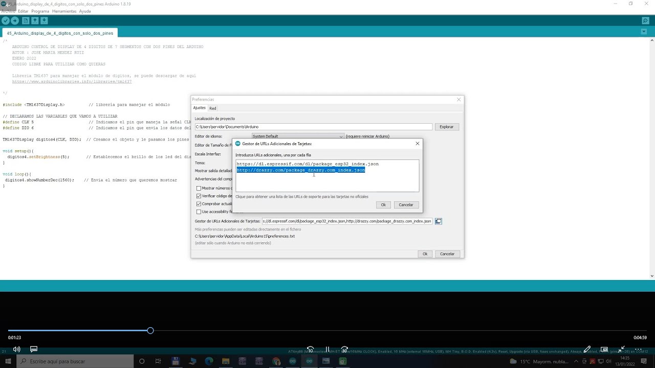 ATtiny88 IDE ARDUINO ¿COMO ? - YouTube