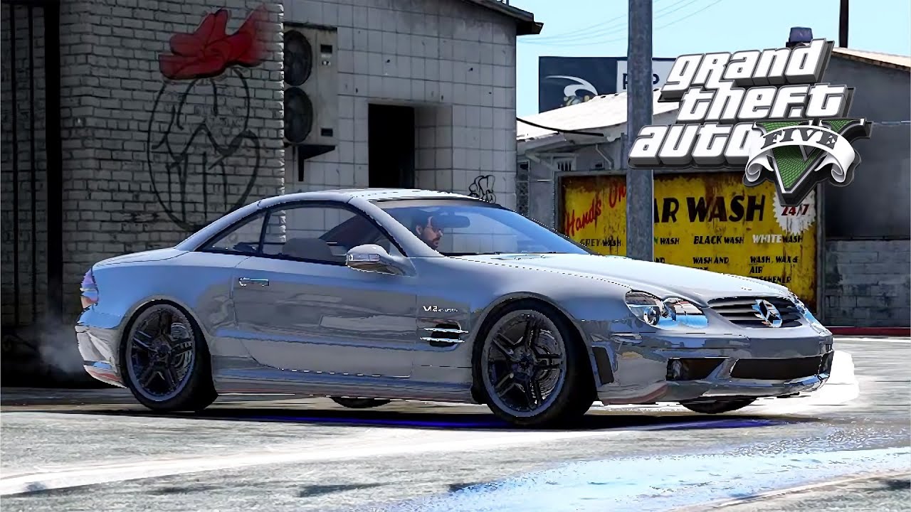 Mercedes-Benz SL65 AMG | Ultimate GTA V Mod Showcase | Realistic V12 ...
