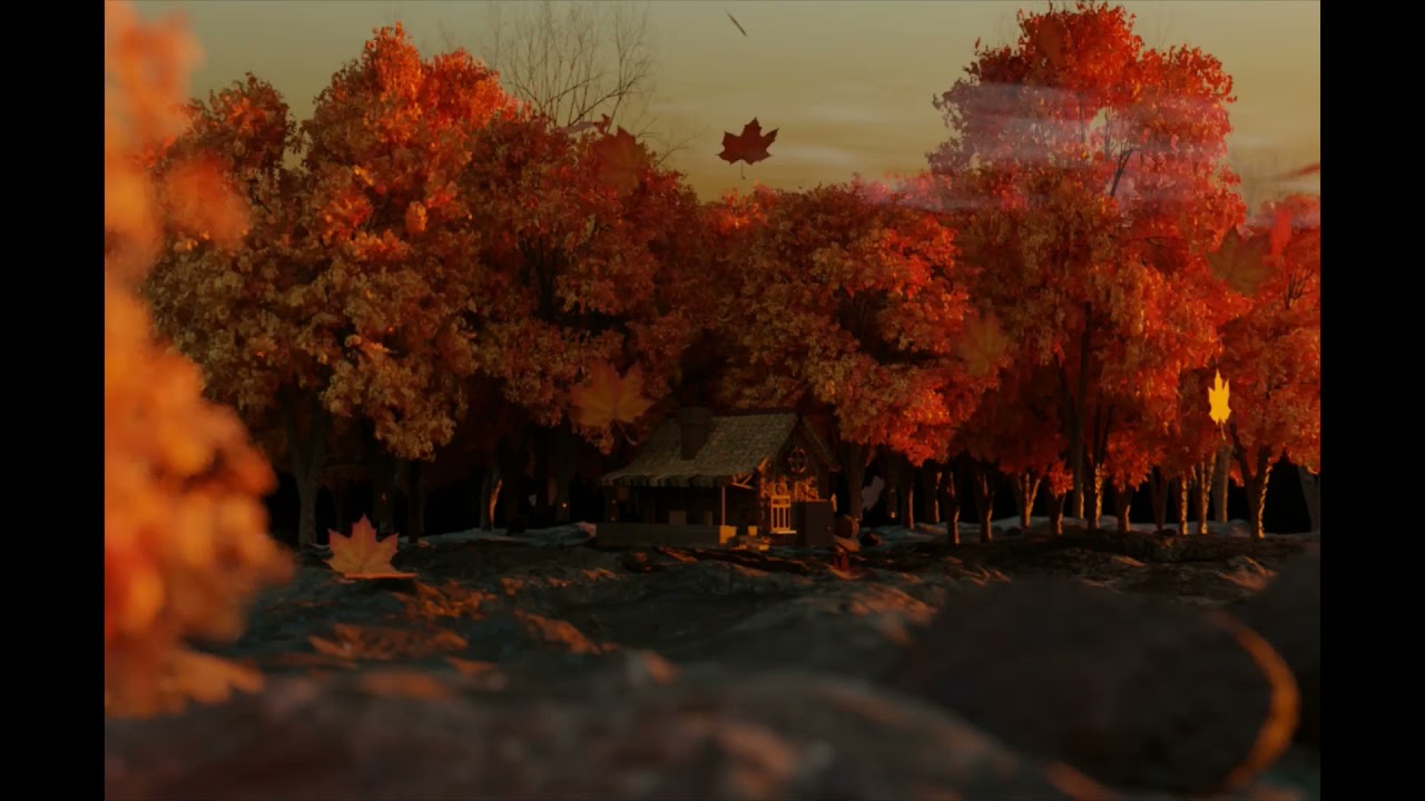 Autumn render blender - YouTube