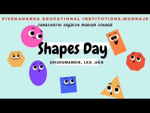 Shapes Day Celebration at Saraswathi English Medium Primary School ...